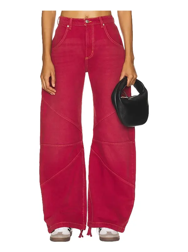 EB DENIM Frederic Barrel Wide-leg Jeans - Sundown