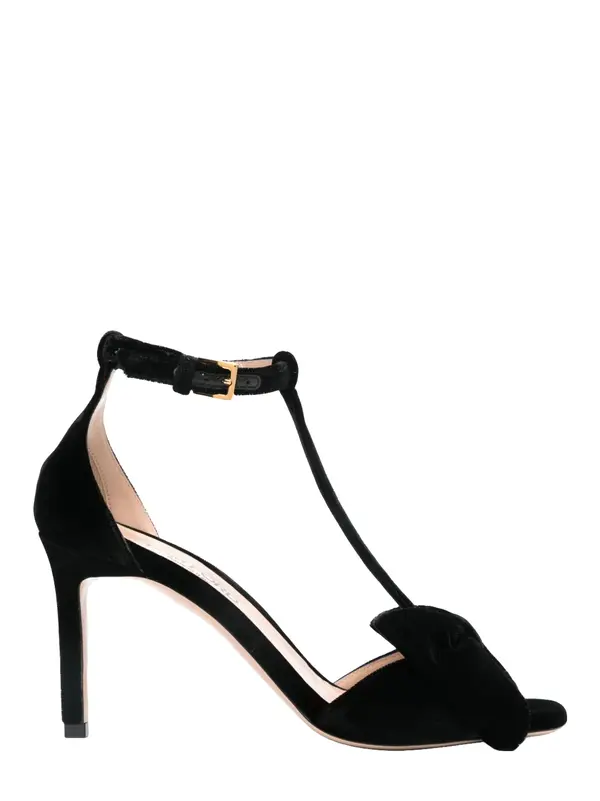 TOM FORD 80mm Velvet Sandals - Black