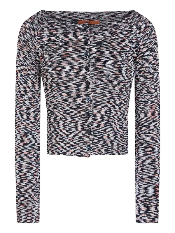 Missoni Cropped Spacedyed Cardigan - Midnight Blue