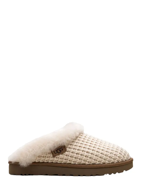 UGG Clette Knit Slippers - Neutrals