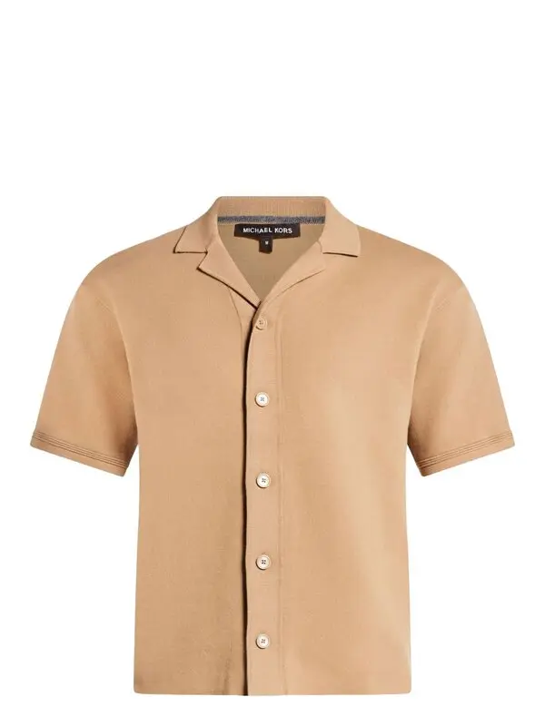 Michael Kors Double Knit Shirt - Neutrals