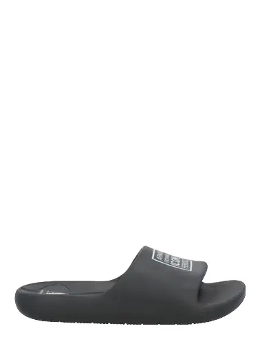 Armani Exchange Rubber Pool Slides - Black