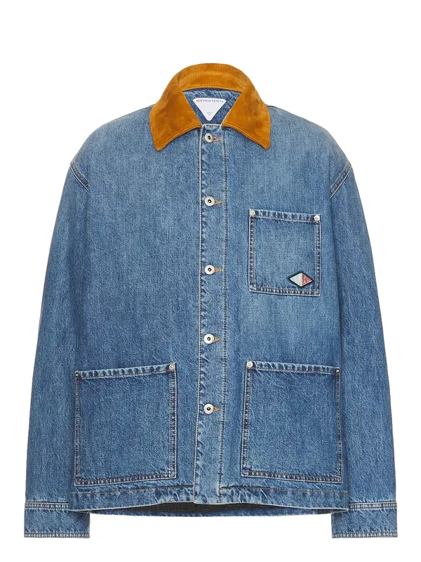 Bottega Veneta Denim Blouson - Mid Blue
