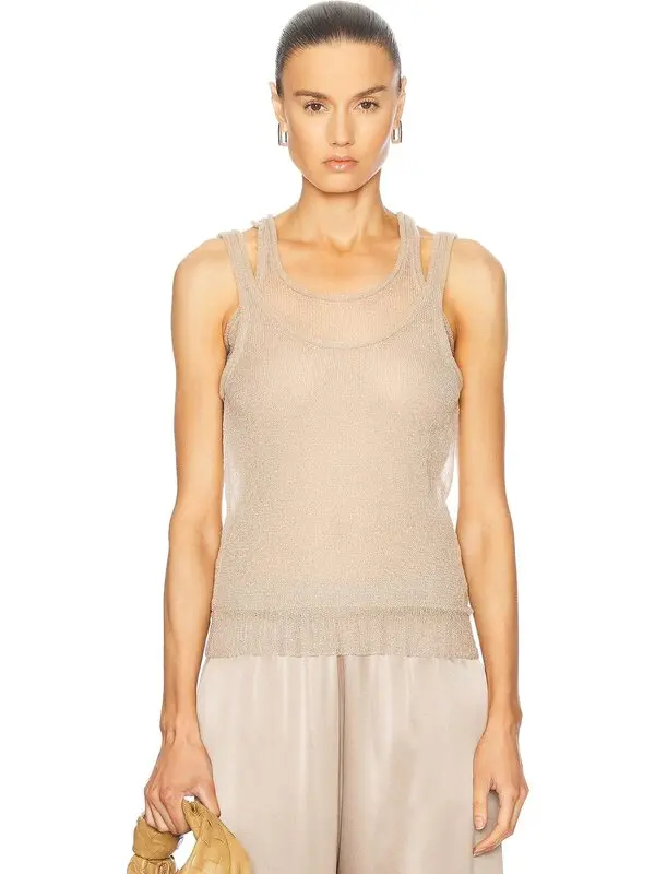 AISLING CAMPS Film Tank Top - French Grey
