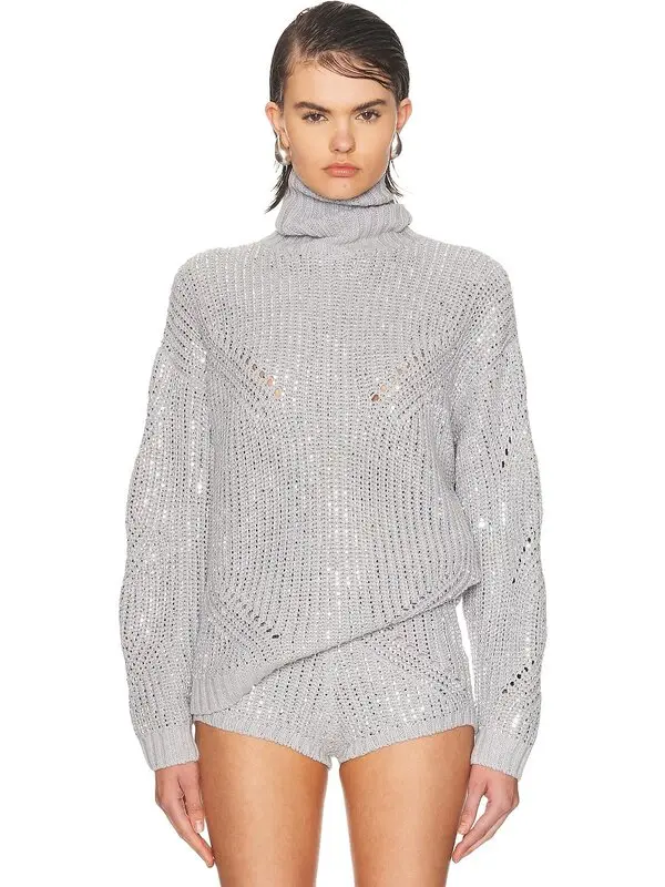 Retrofete Camden Sweater - Grey & Silver