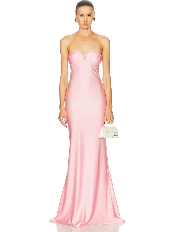 SHANI SHEMER Bella Maxi Dress - Candy Pink