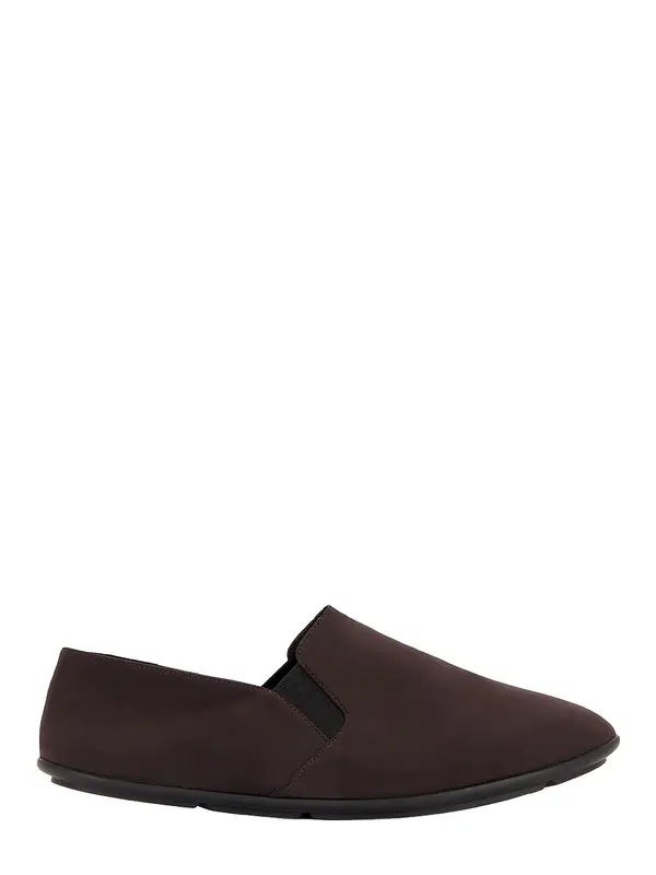 THE ROW Vincit Slip On Flat - Dark Brown