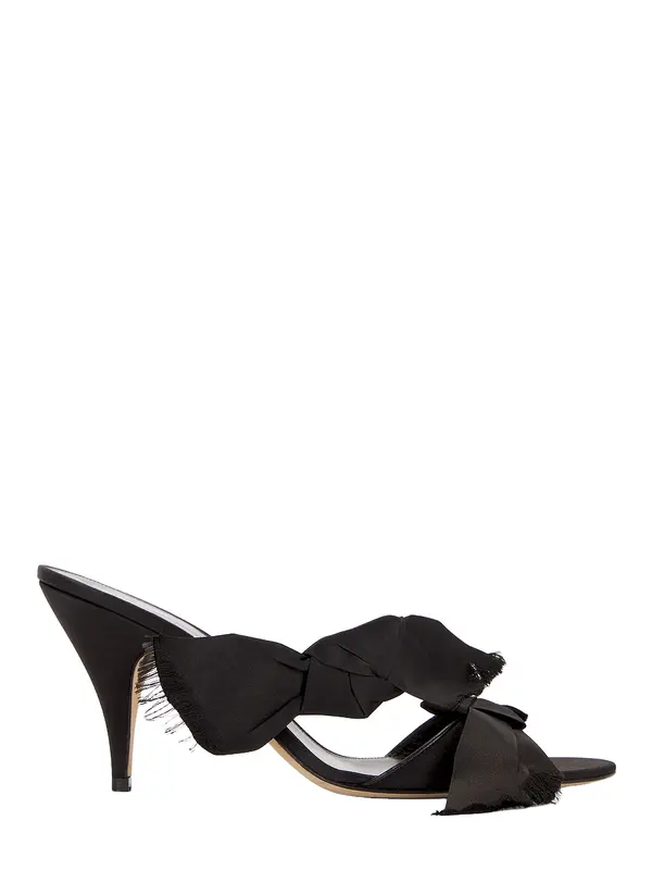 THE ROW Voluptas High Heel Sandal - Black
