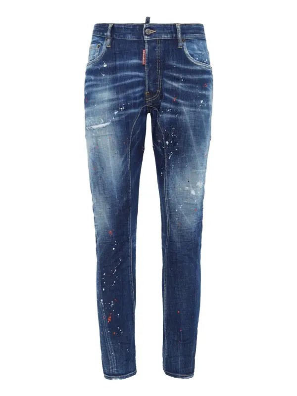 Dsquared2 Stretch-cotton Skinny Jeans - Blue