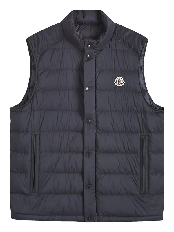 Moncler Recycled Longue Saison Barthe Vest - Blue