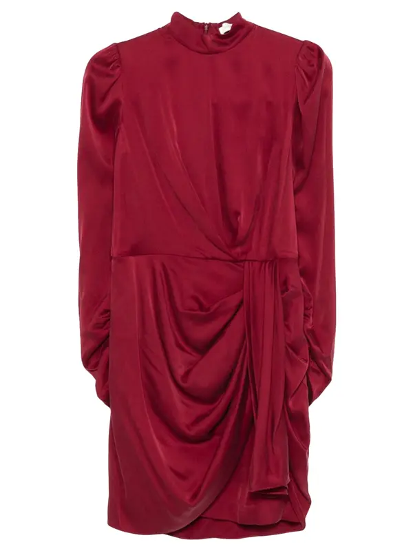 Zimmermann Draped Mini Dress - Red
