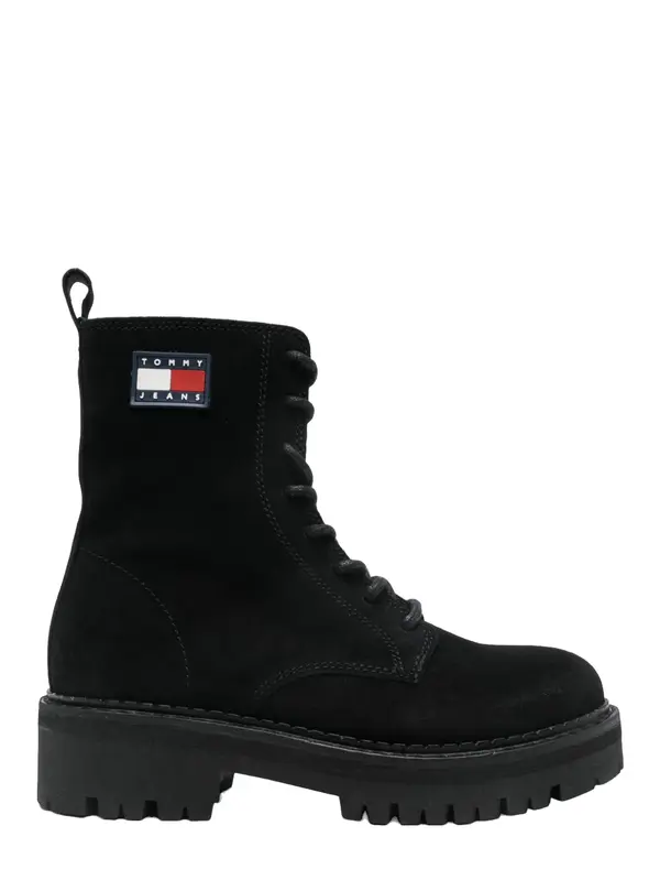 Tommy Hilfiger Suede Boots - Black