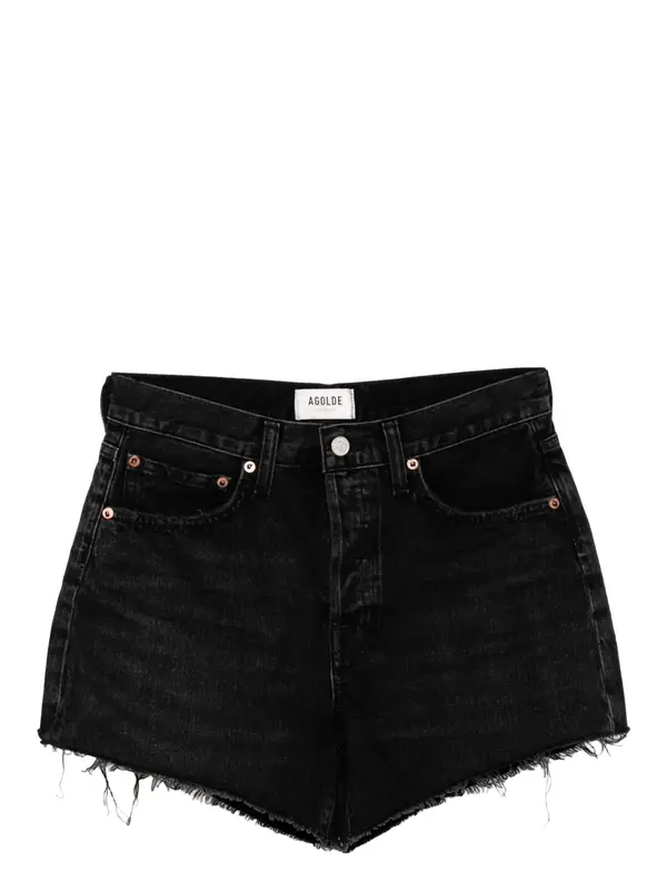 AGOLDE Parker Denim Shorts - Black