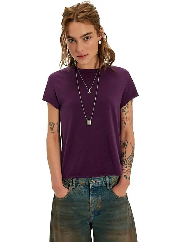 Free People We The Free Nova Tee - Italian Plum