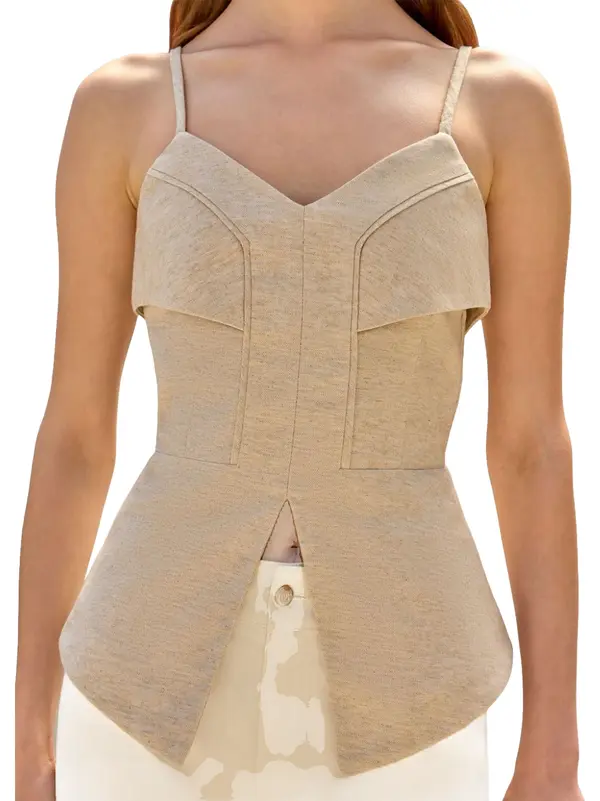 Cult Gaia Noah Tank Top - Neutrals
