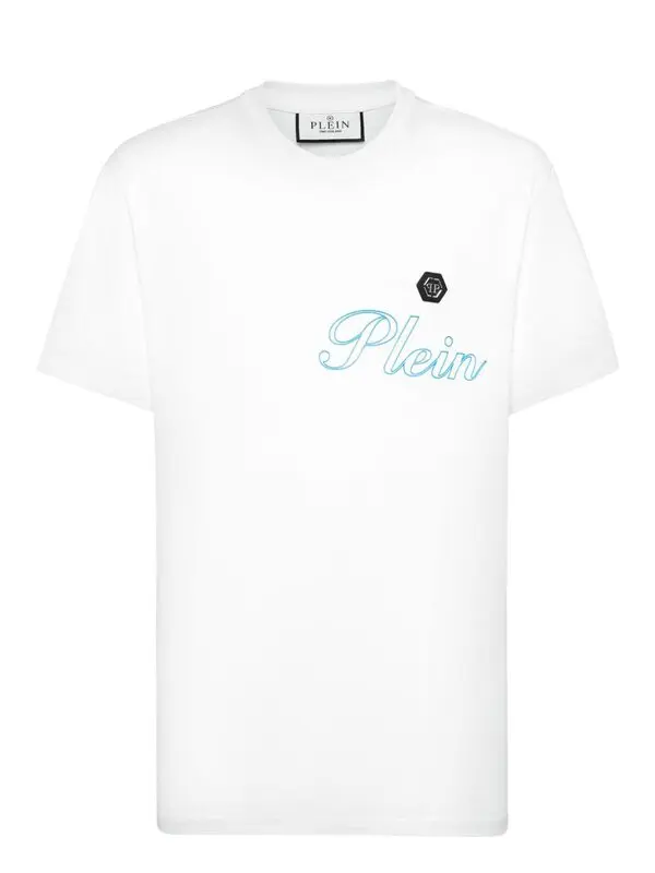 Philipp Plein Logo-print Cotton T-shirt - White