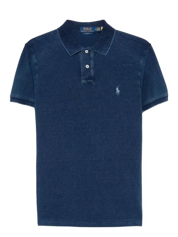 Polo Ralph Lauren Polo Pony-embroidered Polo Shirt - Blue