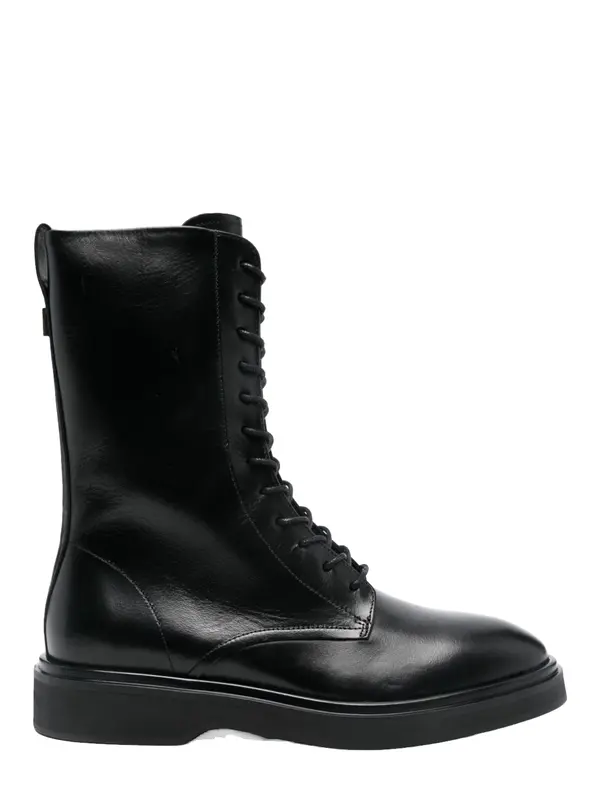 Calvin Klein Leather Boots - Black