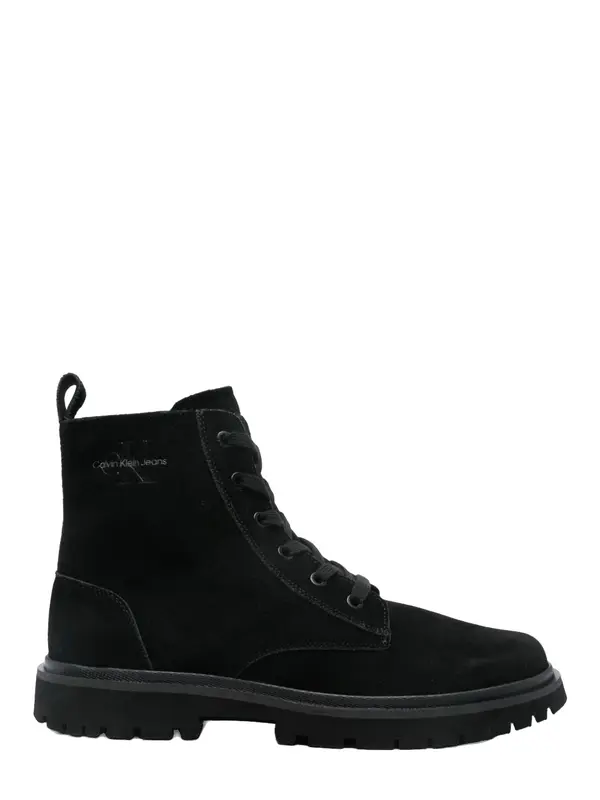 Calvin Klein Suede Boots - Black