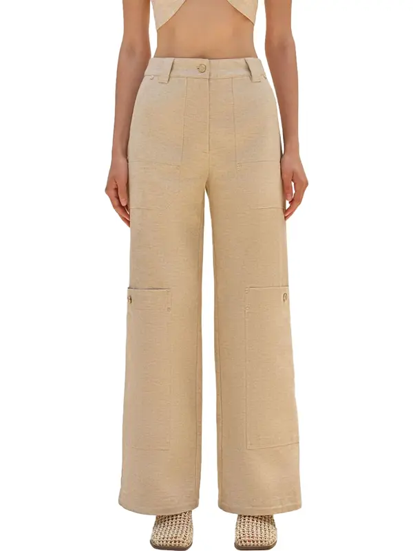 Cult Gaia Wynn Trousers - Neutrals