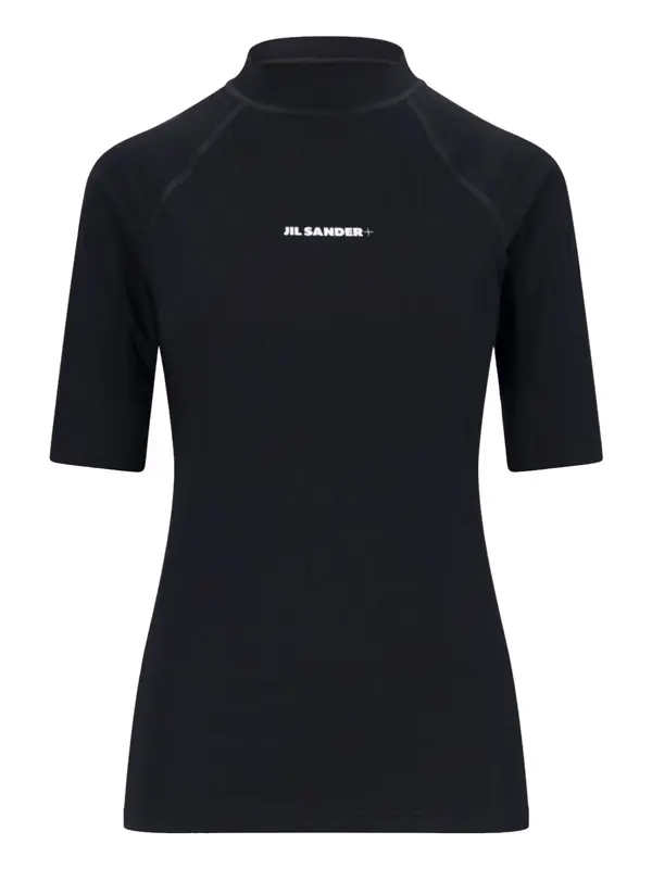 JIL SANDER Logo-print T-shirt - Black