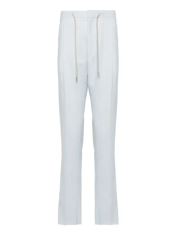 LARDINI Miami Striped Trousers - Blue
