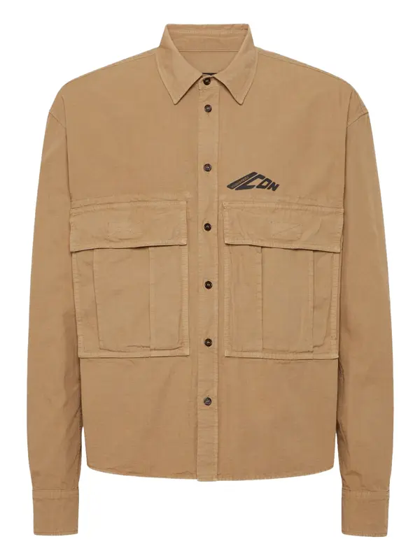 Dsquared2 Icon-logo Shirt - Neutrals