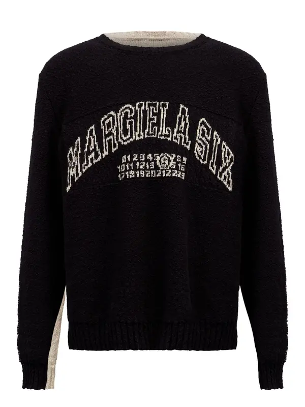 MAISON MARGIELA Numbers-motif Jumper - Black