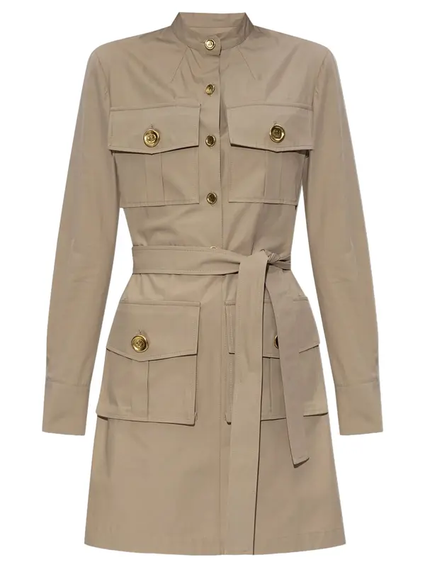 Givenchy Safari Shirt Dress - Neutrals