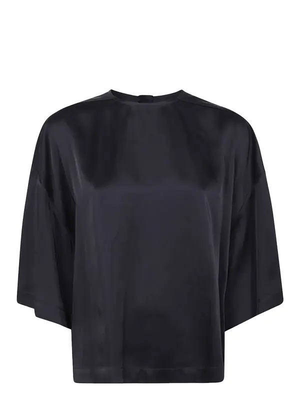 Rick Owens Square Sleeve Blouse - Black