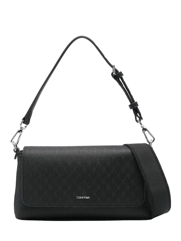 Calvin Klein Monogram Shoulder Bag - Black