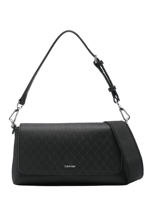 Calvin Klein Monogram Shoulder Bag - Black