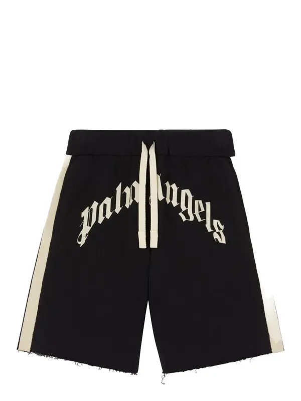 Palm Angels Logo Track Shorts - Black