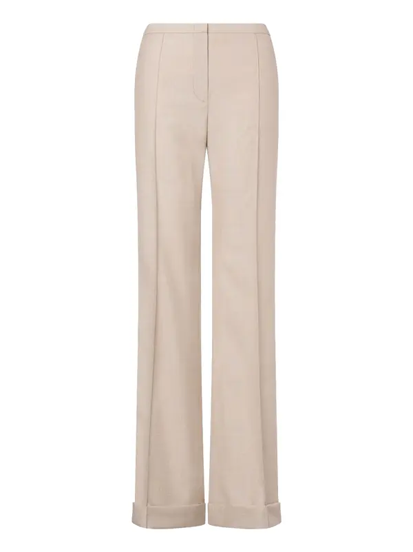 Philosophy Di Lorenzo Serafini Pintucked Wide Leg Trousers - Neutrals