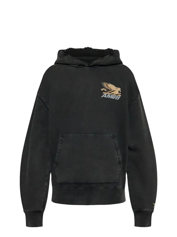 Amiri Pegasus Hoodie - Black