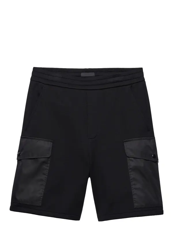 Prada Cotton Cargo Shorts - Black