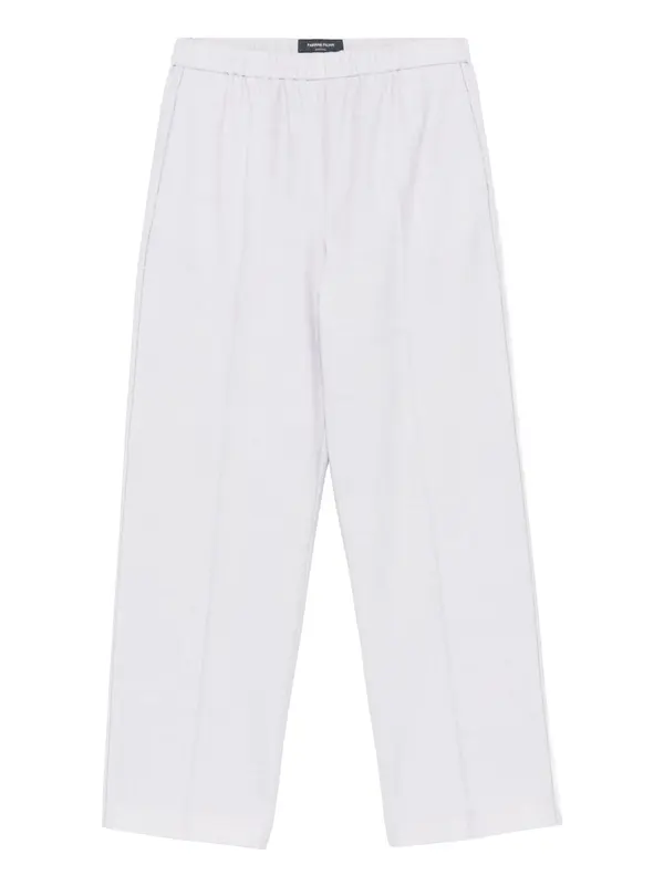 Fabiana Filippi Bead-trim Trousers - Grey