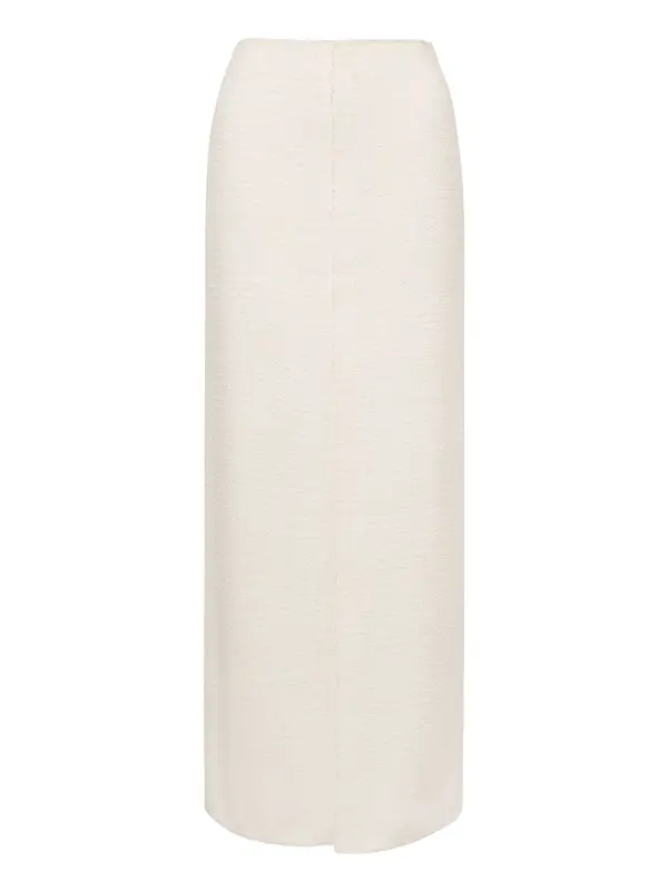 Philosophy Di Lorenzo Serafini Slit Maxi Skirt - White