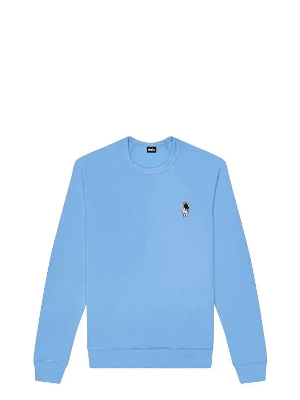 DALIX Fleece Astronaut Sweatshirt - Carolina Blue