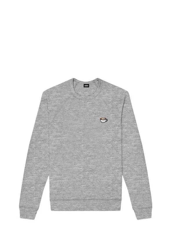 DALIX Cappuccino Fleece Raglan Sweatshirt - Athletic Heather