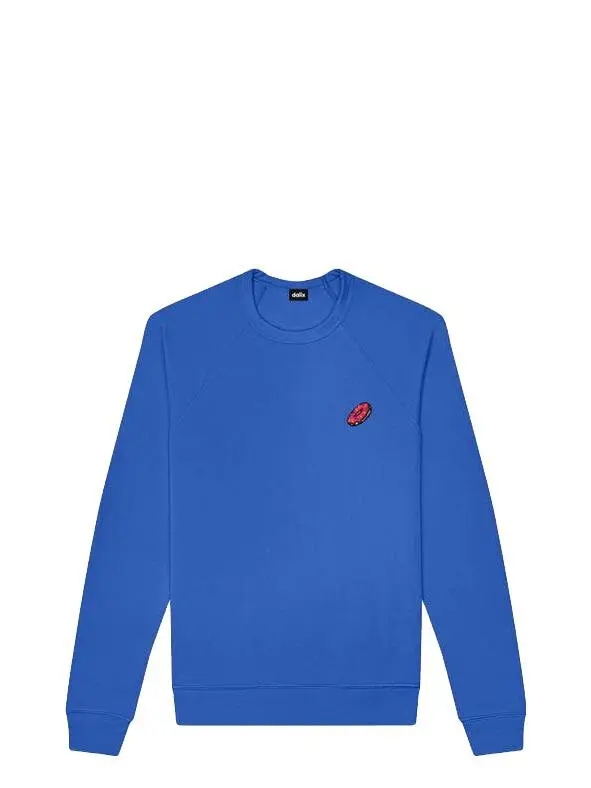 DALIX Embroidered Fleece Sweatshirt - True Royal