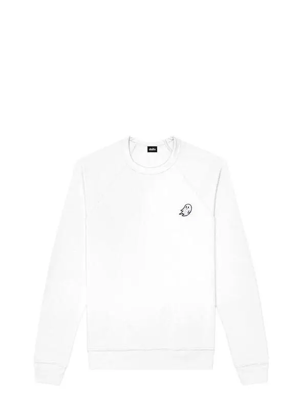 DALIX Fleece Sweatshirt - White