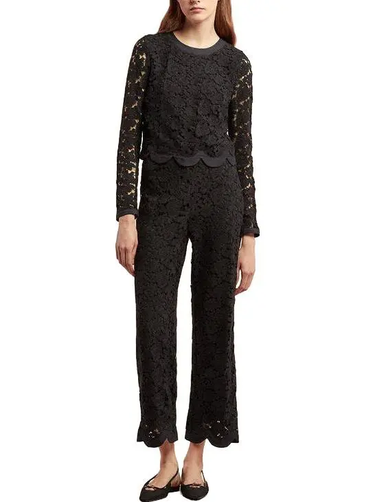 Rebecca Taylor Lace Pants - Black