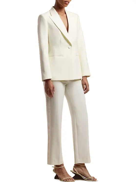 Rebecca Taylor Tuxedo Blazer - Ivory