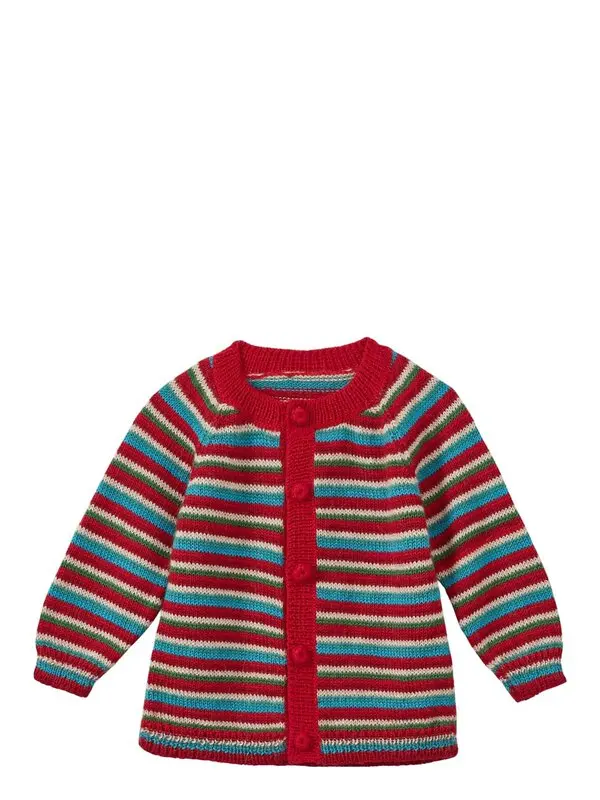 VILD HOUSE OF LITTLE Baby Alpaca Cardigan - Striped