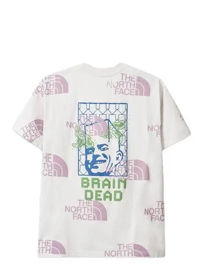 The North Face X Brain Dead Pocket Tee Shirt - Cream
