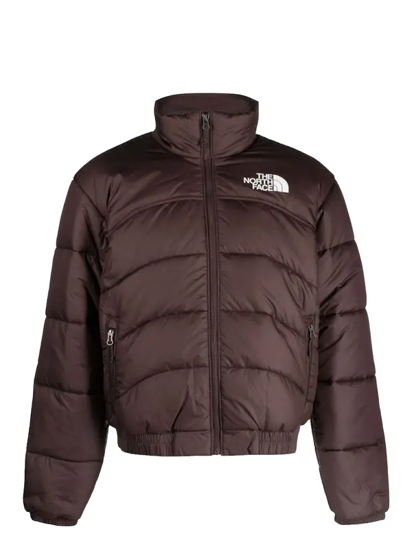 The North Face Logo-print Padded Jacket - Cedar Brown