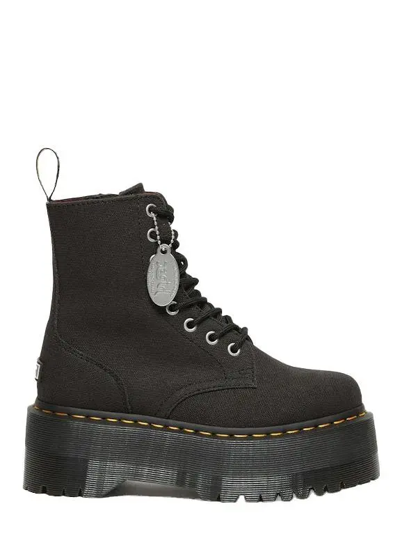 Dr. Martens Jadon Platform Xgirl Canvas Boots - Black