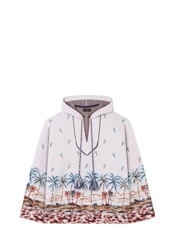 Alanui The Tale Of Hawaiian Hoodie - Neutrals