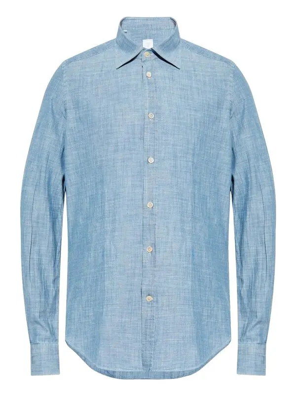Eleventy Cotton Shirt - Blue